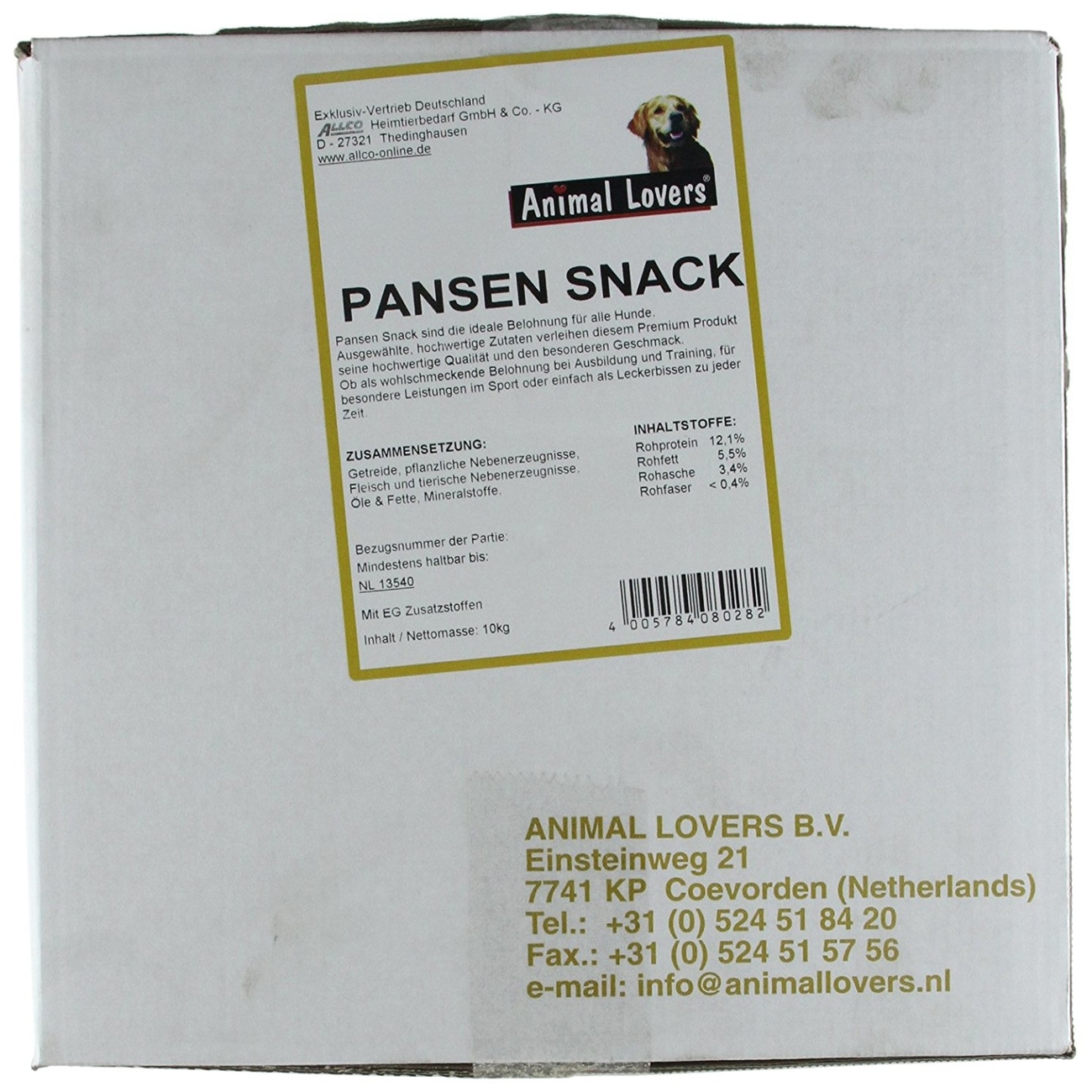 Animal Lovers Pansen Snack für Hunde von Animal Lovers günstig ...