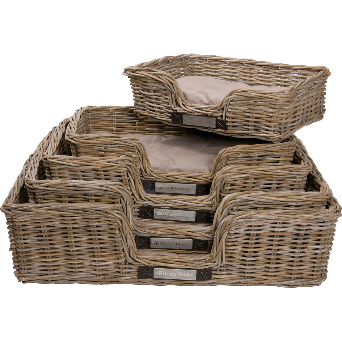 Happy House Hundekorb Rattan, eckig von Happy House günstig bestellen